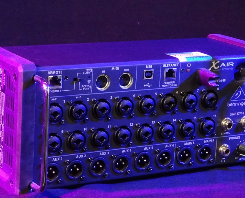 Behringer XR 18 X-Air – HU Petri's POWERRENT®